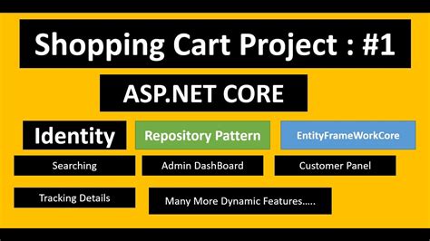 Shopping Cart Project In Asp Net Core