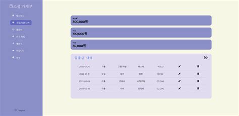 Github Yoonyesol Web Social Account Book 📕나의 지출과 수입을 기록하고 재테크에 관심