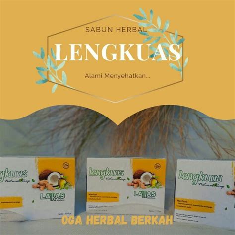 Jual Sabun Panu Ampuh Ekstrak LENGKUAS Halal BPOM Shopee Indonesia