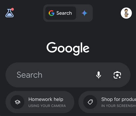 Google App Toggle Between Search Gemini