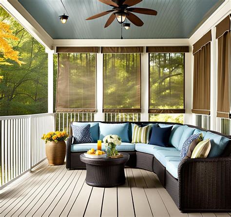 10 Clever Ways To Use Curtains On Screened Porches