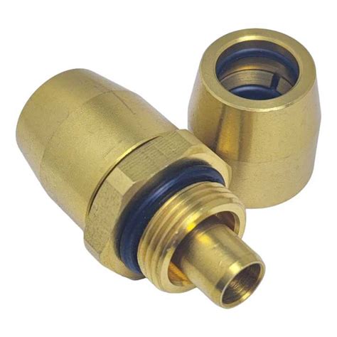Brass Push Lock Fittings Push In Dot Air Brake Hose Fitting