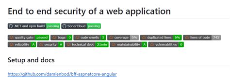 Using Sonarcloud With Asp Core Angular And Github Actions