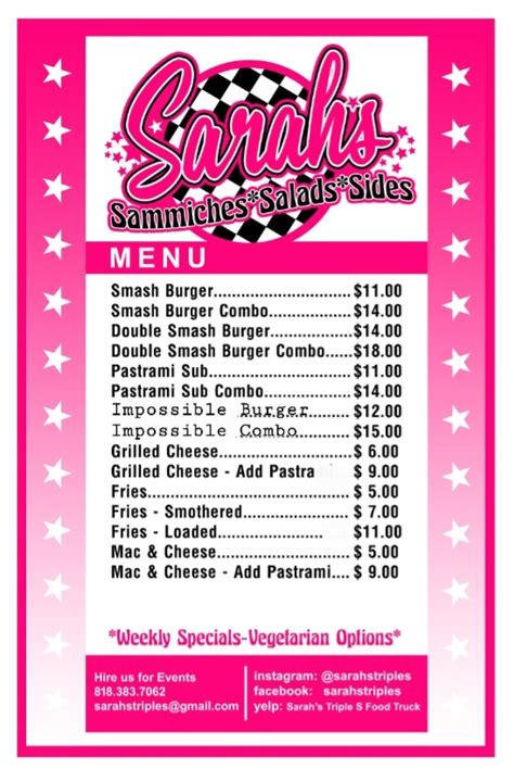 Sarahs Triple S La Food Trucks