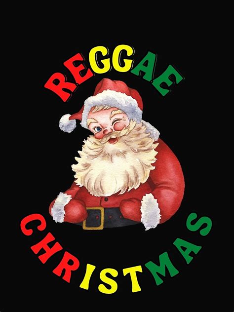 Reggae Christmas Retro Santa Claus Vintage Christmas Classic T Shirt Done With A Caribbean