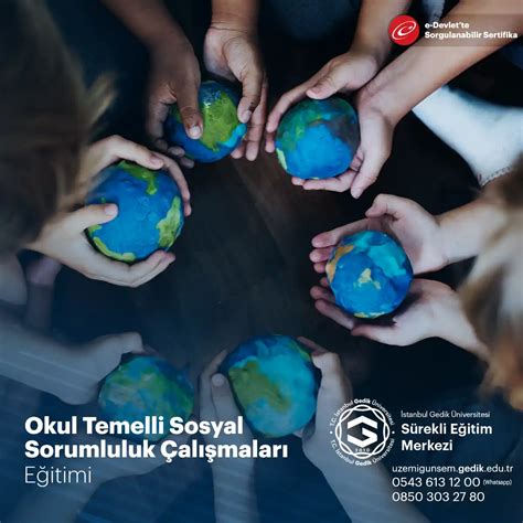 Okul Temelli Sosyal Sorumluluk Çalışmaları Sertifikası