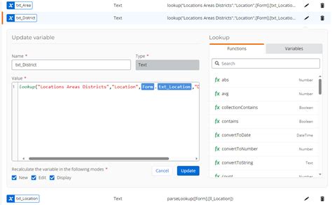 Lookup List Control Selection Works In New Mode But Disappears When