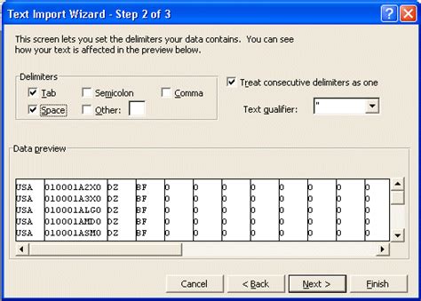 excel import wisard