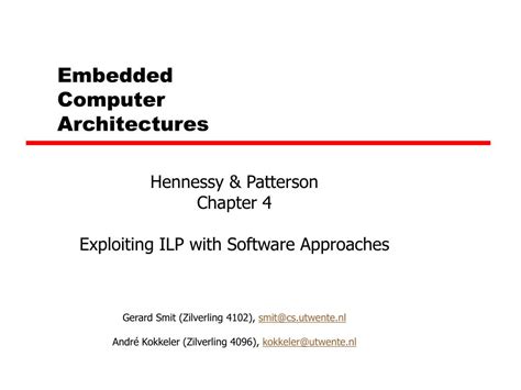 PPT Embedded Computer Architectures PowerPoint Presentation Free Download ID 5513119