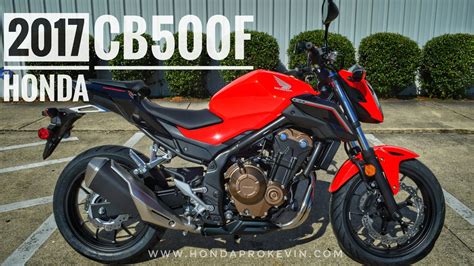 2017 Honda CB500F Review Of Specs Naked Sport Bike Motorcycle Walk