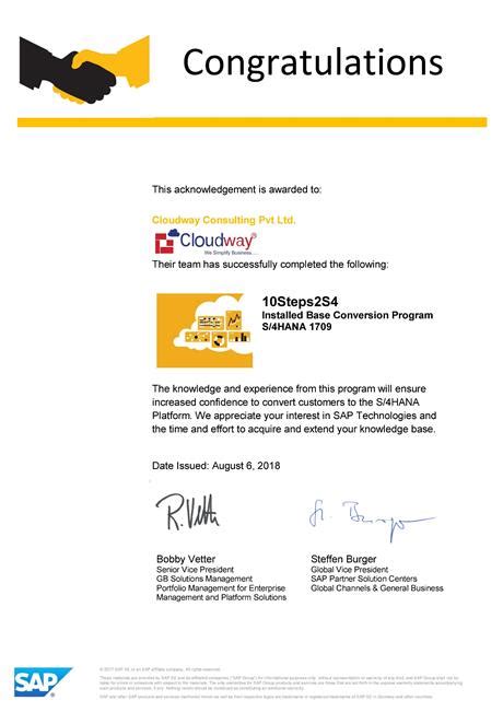 cloudway becomes certified partner for sap s 4 hana migration
