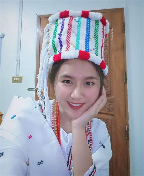 A Girl With Rawang Traditional Costume ️🤍🖤