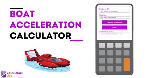 Boat Acceleration Calculator
