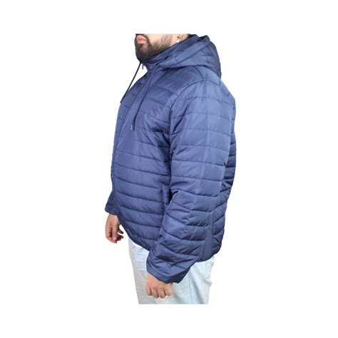 Jaqueta Puffer Masculina Bobojaco Plus Size Capuz Removível Caps Company