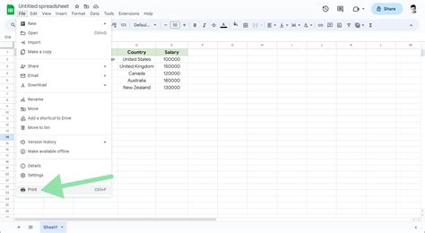 How To Print Google Sheets Without Gridlines