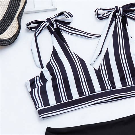 Womens Two Piece Print Sexy Split Swimsuit Bikini Swimsuit Beachwear