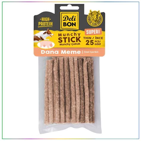 Delibon Super Munchy Çubuk Dana Memeli İnce li