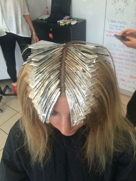 10 Herringbone Foils Hair Ideas Hair Hair Styles Herringbone