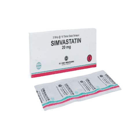 Simvastatin 20 Mg 10 Tablet Manfaat Kandungan Dosis Dan Efek Samping