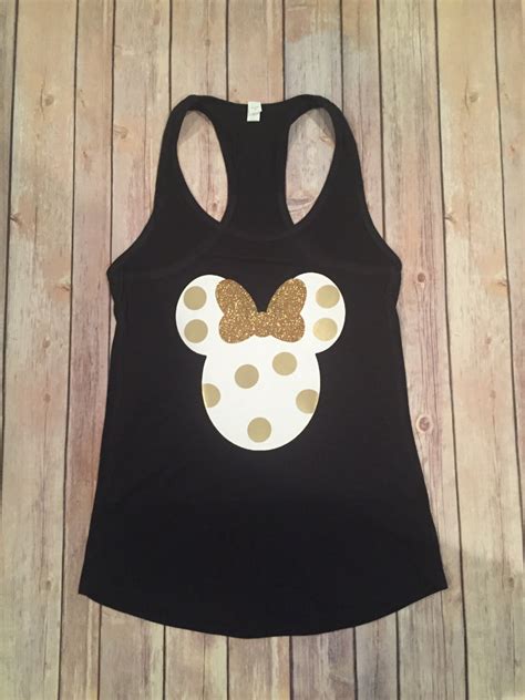 Minnie Mouse Adult Disney Tank Topadult Minnie Shirtadult Etsy
