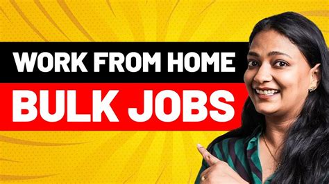 Remote Bulk Jobs Jobs In Noida Fresher Jobs India Youtube