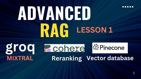 Building An Advanced RAG Pipeline With GROQ Cohere Rerank And