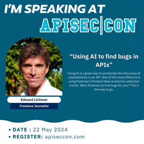 apisec university on linkedin 🚨 apisec con speaker alert 🚨 edward