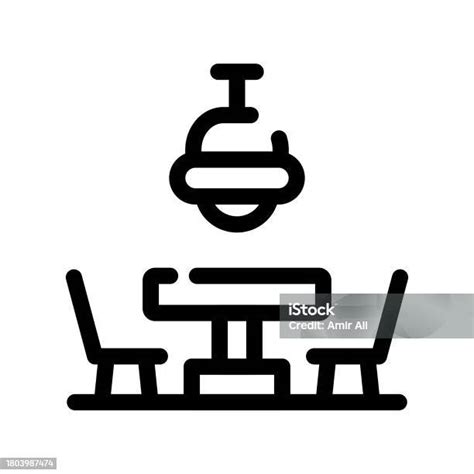 식탁 아이콘 가구에 대한 스톡 벡터 아트 및 기타 이미지 가구 디자인 디자인 요소 Istock