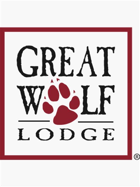 Great Wolf Lodge Logo Sticker For Sale By Brandotiver Redbubble