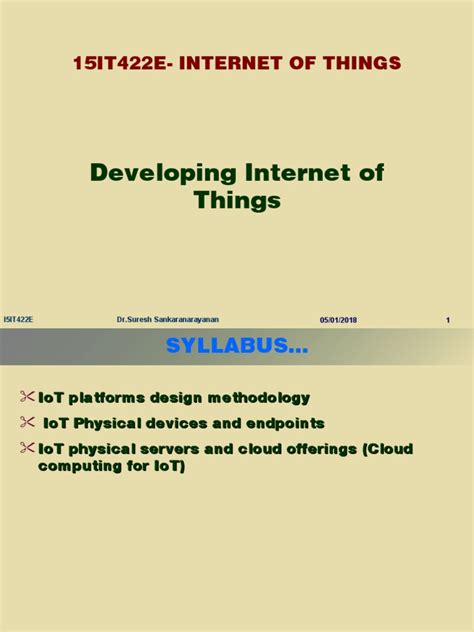 Course Notes Unit 5 Pdf Internet Of Things Raspberry Pi