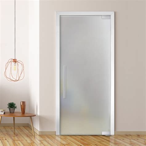 Frosted Glass Door Aluminium Double Door Double Glazed All Glass