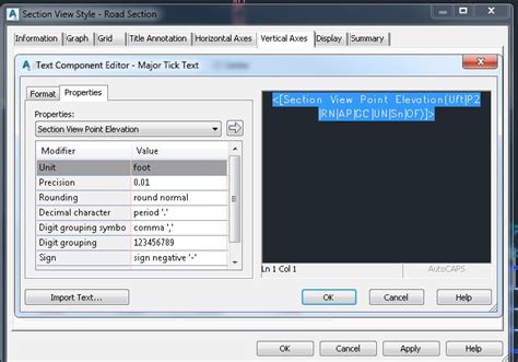 Section View Label Style Editing Autodesk Community