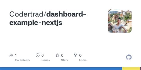 Github Codertrad Dashboard Example Nextjs