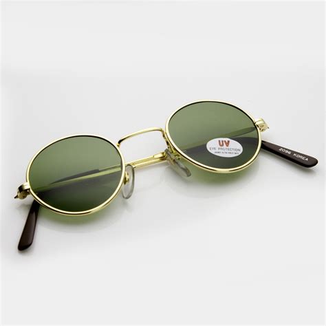 Genuine Vintage Steampunk Round Circle Sunglasses Zerouv