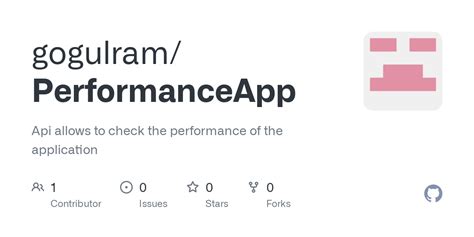 GitHub Gogulram PerformanceApp Api Allows To Check The Performance Of The Application