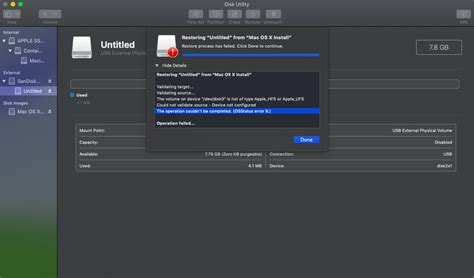 Restore Failed Osstatus Error 6 Rmac