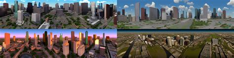KREA AI Hdri Equirectangular Skybox Of Houston Skyline 1