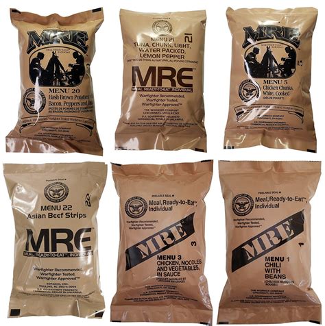 Military Mres Genuine Us Military Mre Ozark Outdoorz