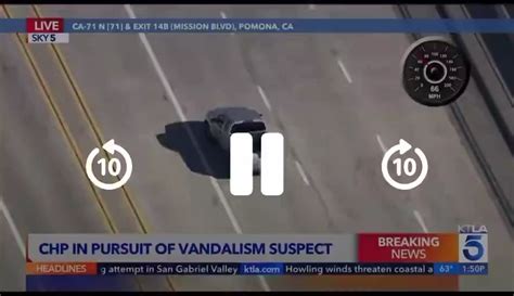 Pursuit Ends With A Head On Collision In Pomona Ca Rabruptchaos