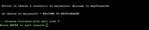 Convertir Une Chaîne De Caractère En Majuscule En C Waytolearnx