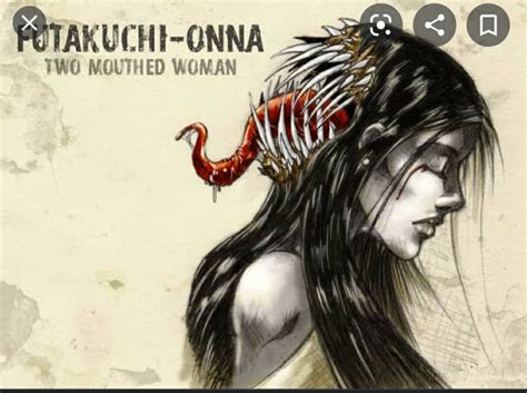 Pin By Emma Öhrström On Etnografiska Yokai Futakuchi Onna Japanese