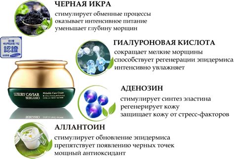 Bergamo Luxury Caviar Wrinkle Care Cream - Высокоинтенсивный крем от ...