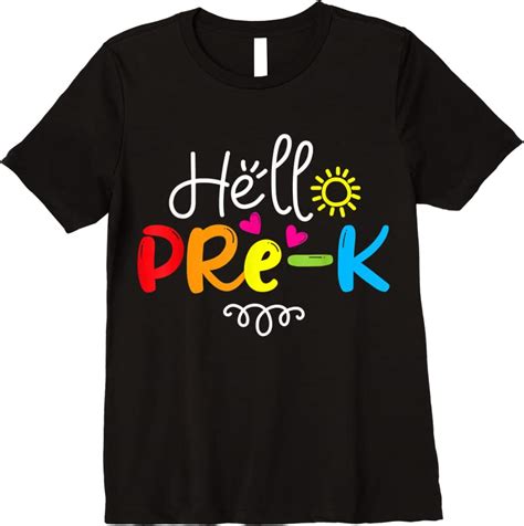 Trending Hello Pre K Fun Back To School Teacher Student T T Shirts