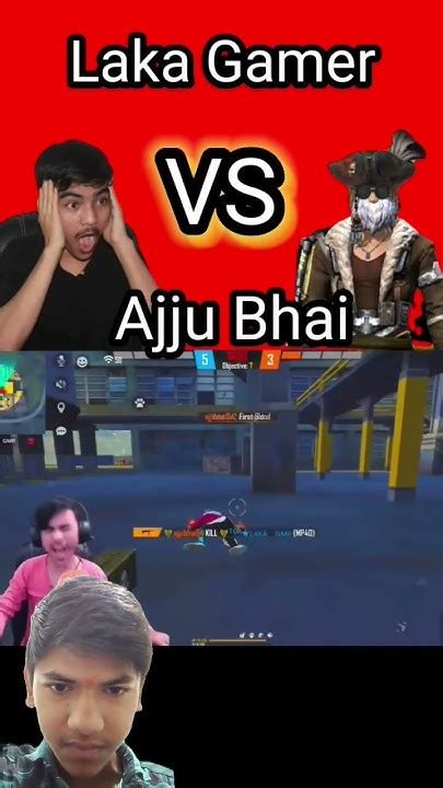 Total Gaming Vs Laka Gamer 😱😱 Shorts Freefire Ff Totalgaming