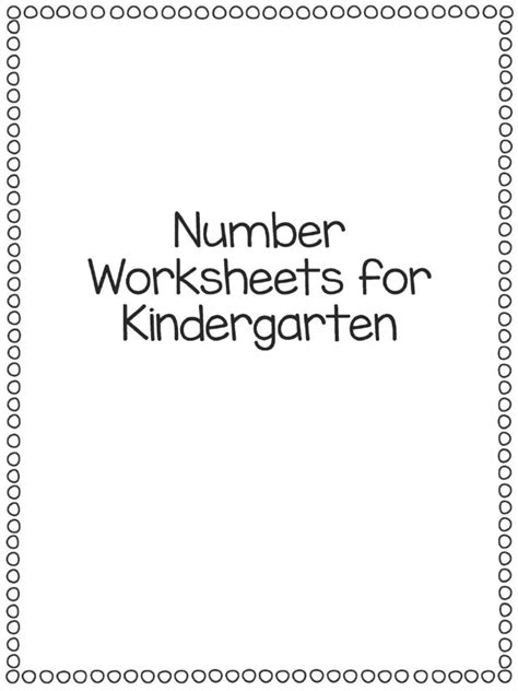 Numbers 1 5 Pdf