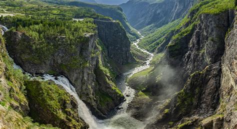 Voringsfossen Waterfall Most Famous Waterfall In Norway