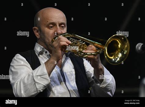 Bokan Stankovic During The Goran Bregovic Wedding And Funeral Band