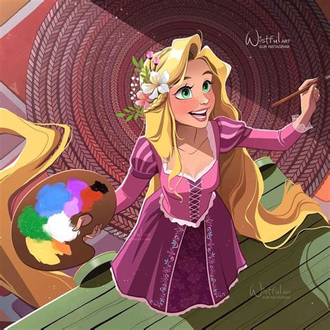 Wistful On Instagram I Will Never Get Tired Of Drawing Rapunzel