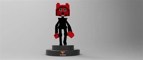 3d model cube world game character vr ar low poly cgtrader
