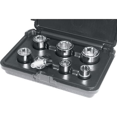 Grip Tite Super Socket Rounded Bolt Removers — 7 Pc Sae Set Model 00111 Northern Tool